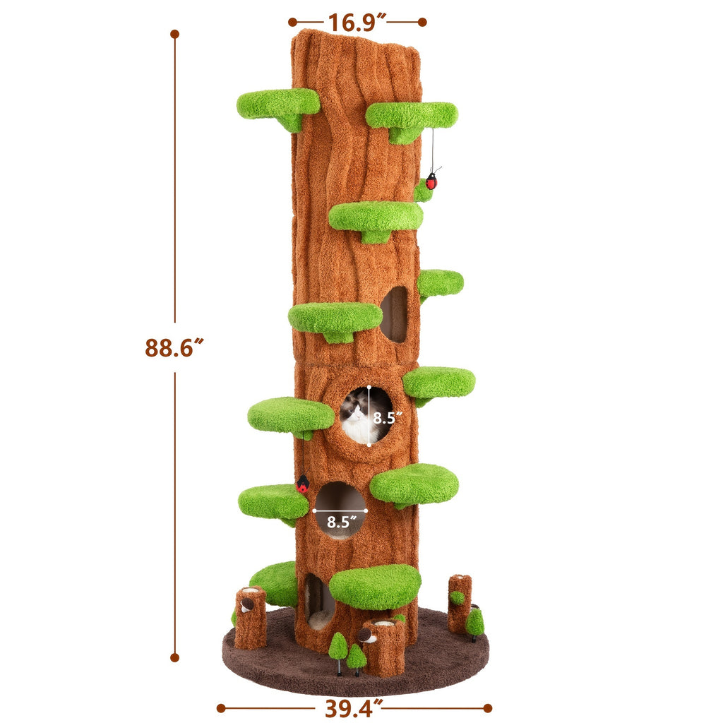 🔥Clearance discount last 1% stock🔥 🐱 Oversized Luxury Cat Tree Tower ...